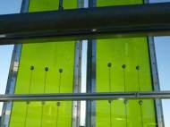 Bioreactive façade with algae filled panels - RobAid